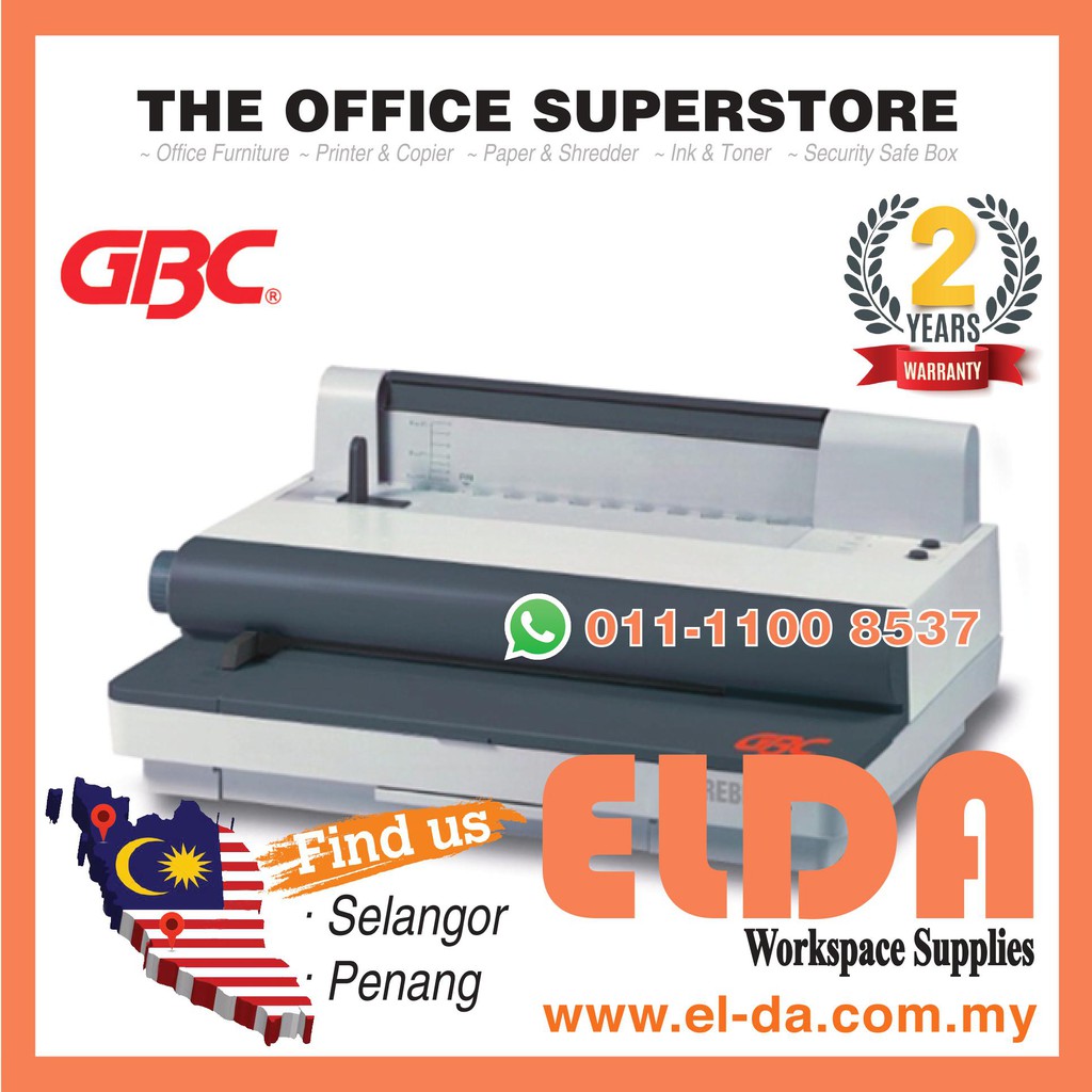 **Mesin Jilid** GBC SureBind System 2 Electric Binder (Destop Strip Bind)(Binding Machine ...