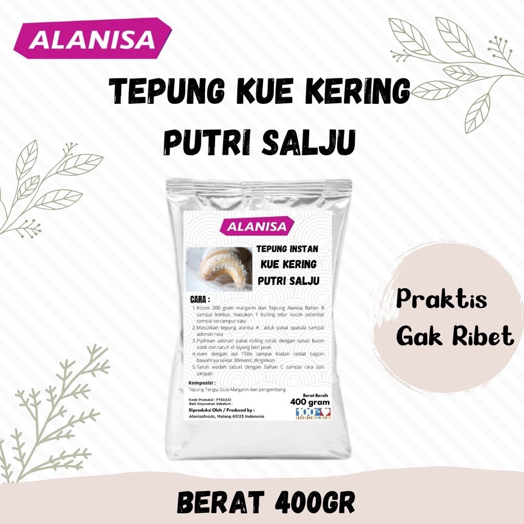 Snow White Cookie Flour 400GR PREMIX Flour, Instant Pastry Flour ...