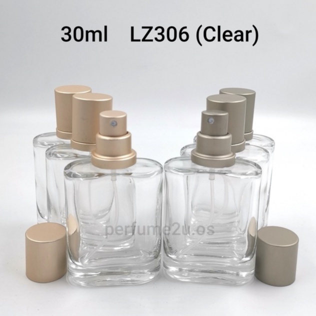PROMO [10 Pcs] 30mL Perfume Bottle Screw Neck (LZ306 Clear)/Botol ...