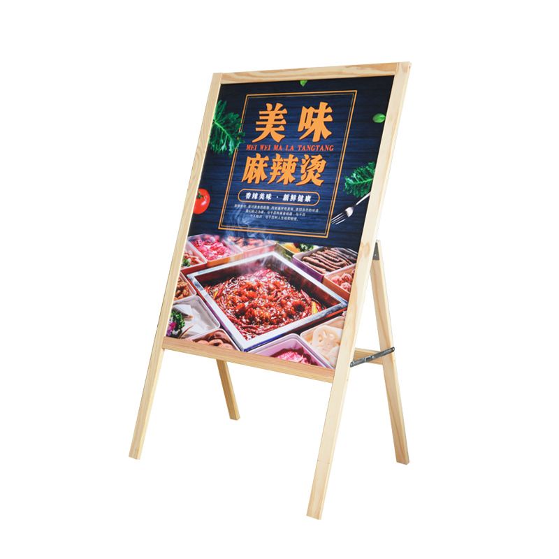 Msia Ready Stock🔥A Frame Folding Sidewalk Signboard Heavy Duty Wood ...