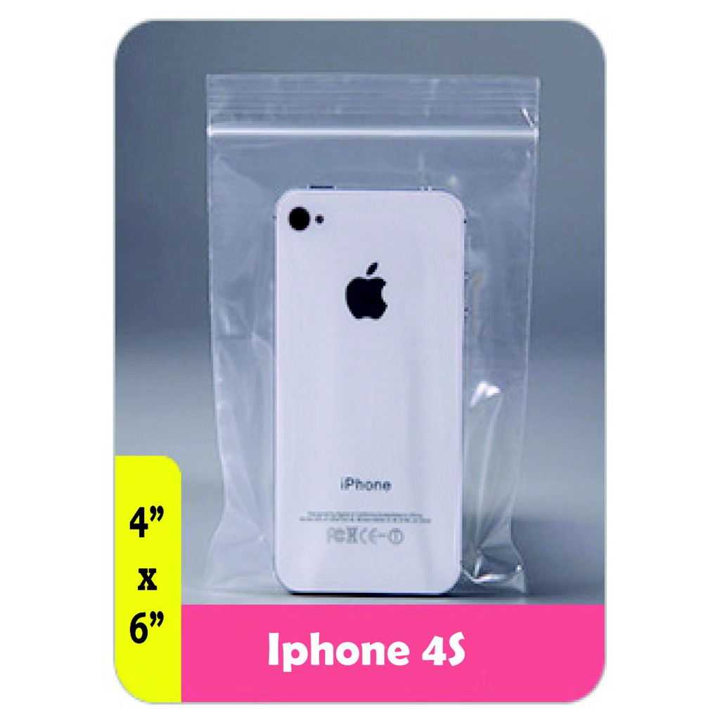 (SMALL SIZE) [2x3", 2.5x3.5", 3x4", 3x5", 4x6"] PE Plastic Zipper Zip ...