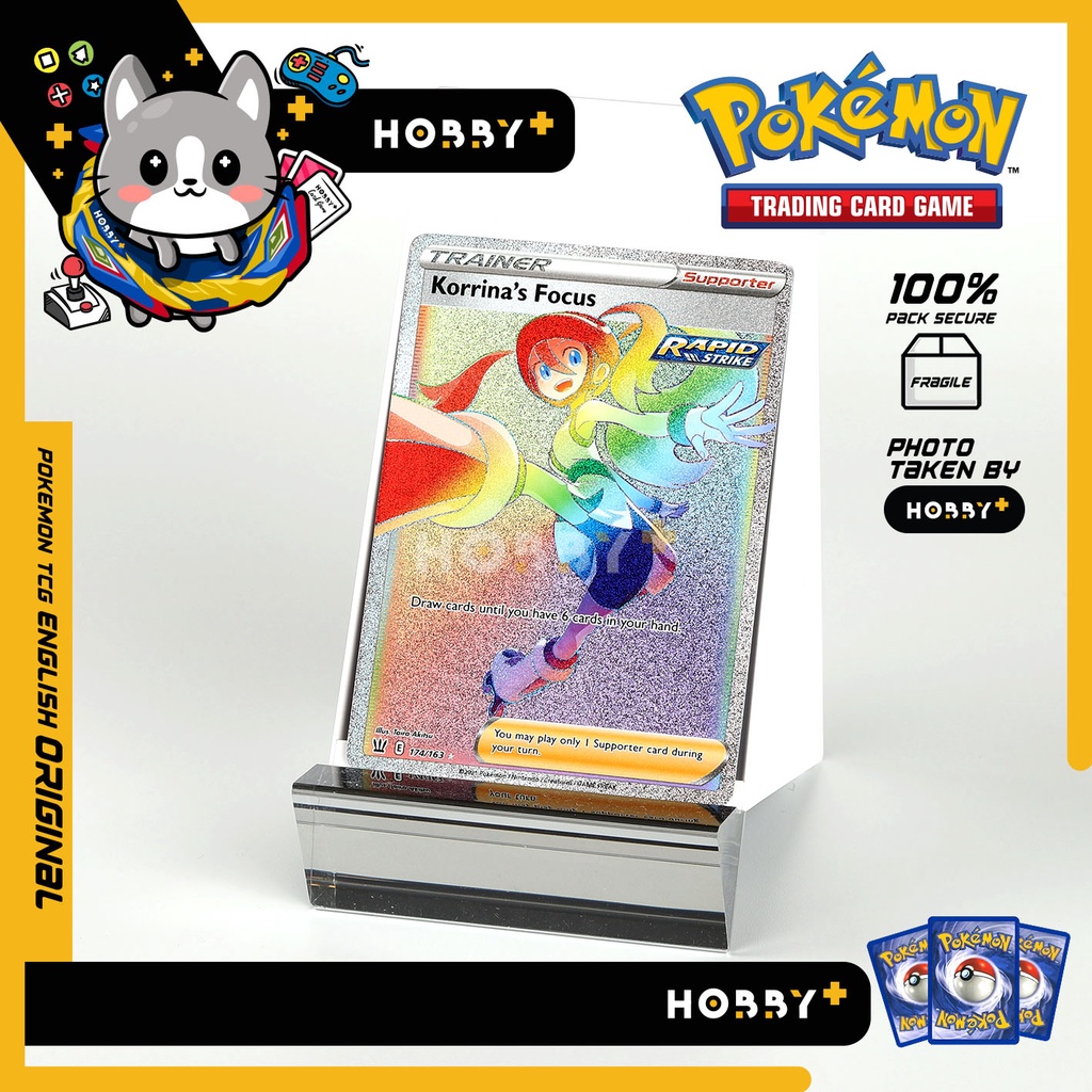 Pokemon TCG / PTCG Korrina's Focus - 174/163 - Hyper Rare Sword & Shield: Battle Styles Singles ...