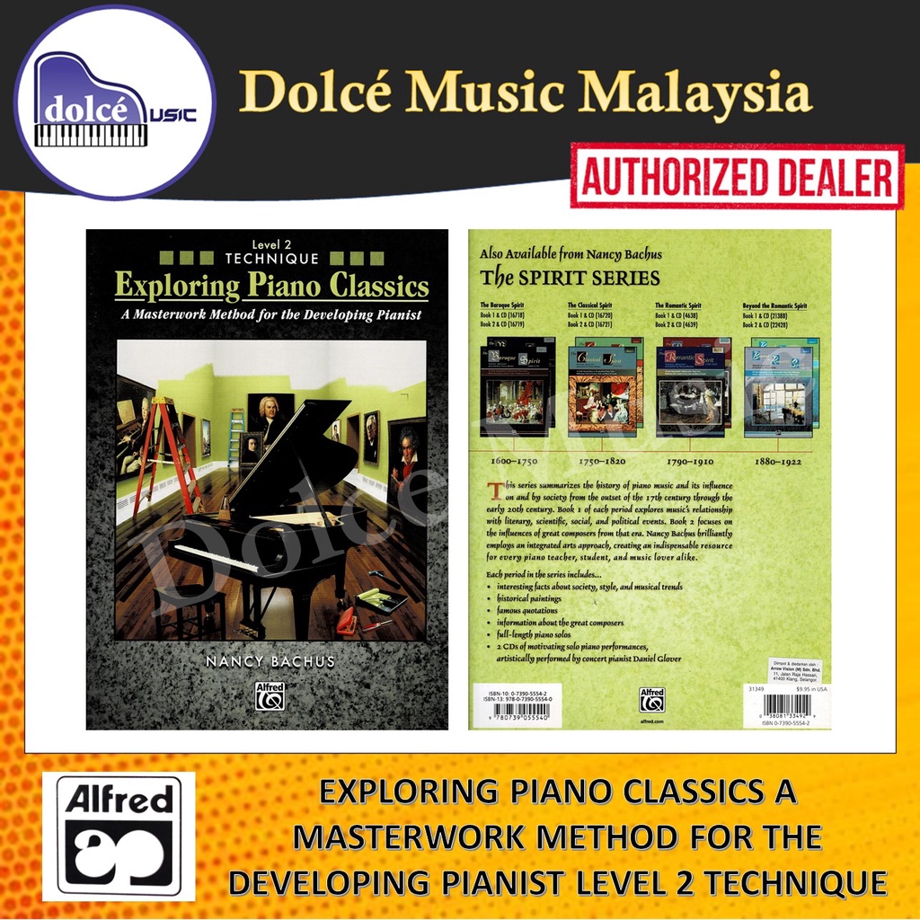 Alfred - Exploring Piano Classics - A Masterwork Method For The Developing Pianist - Level 2 ...