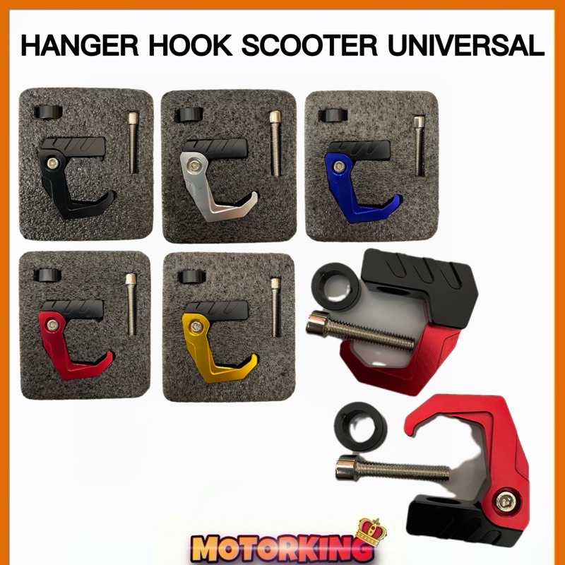 HANGER HOOK MOTOR SCOOTER UNIVERSAL CNC HANGER MOTOR HANGER SCOOTER ...