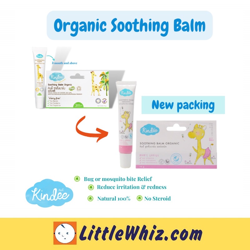 Kindee: Organic Soothing Balm 15g | Shopee Malaysia