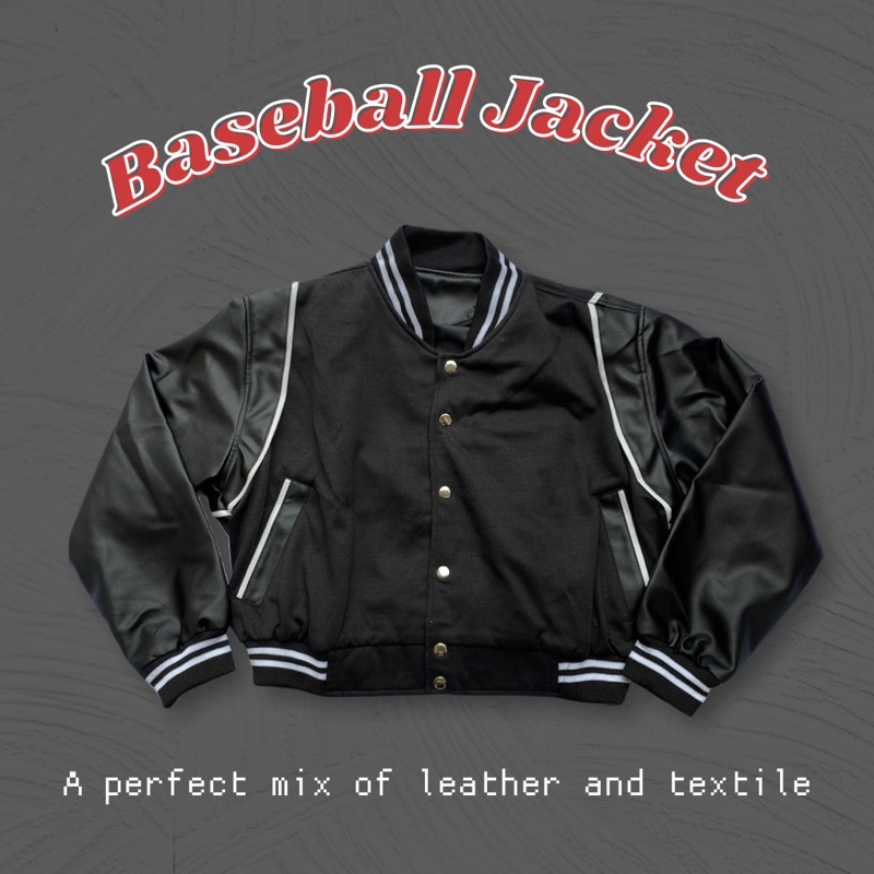 Varsity jacket leather jacket varsity leather jacket baseball jacket ...