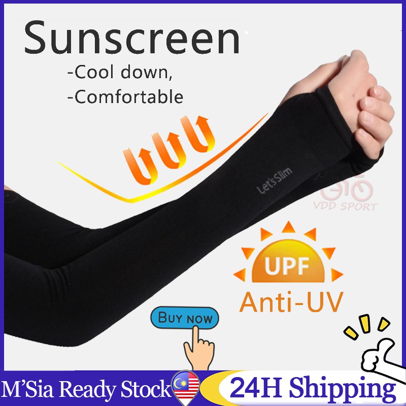 1 pair Handsock Cooling Hand Sock UV Protection Arm Sleeves Riding Ice Silk Hand Sock Sport ...