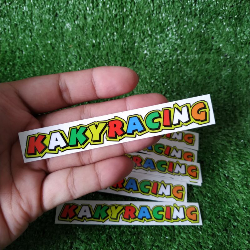 Kaki racing sticker print | Shopee Malaysia