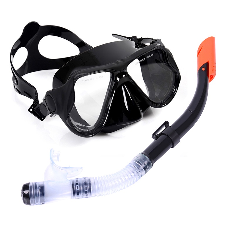 Snorkeling Mask Goggle Diving Masks with Breathing Tube Mask Swimming ...
