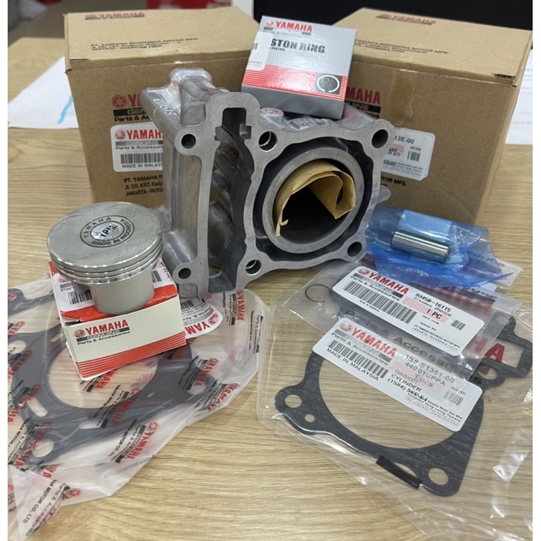 YAMAHA LC135 100% ORIGINAL CYLINDER BLOCK FULL SET -50C-WE13E-00 ...