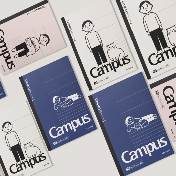 KOKUYO Japan Notebook A5 B5 Noritake Campus Lay Flat Ruled Lined ...