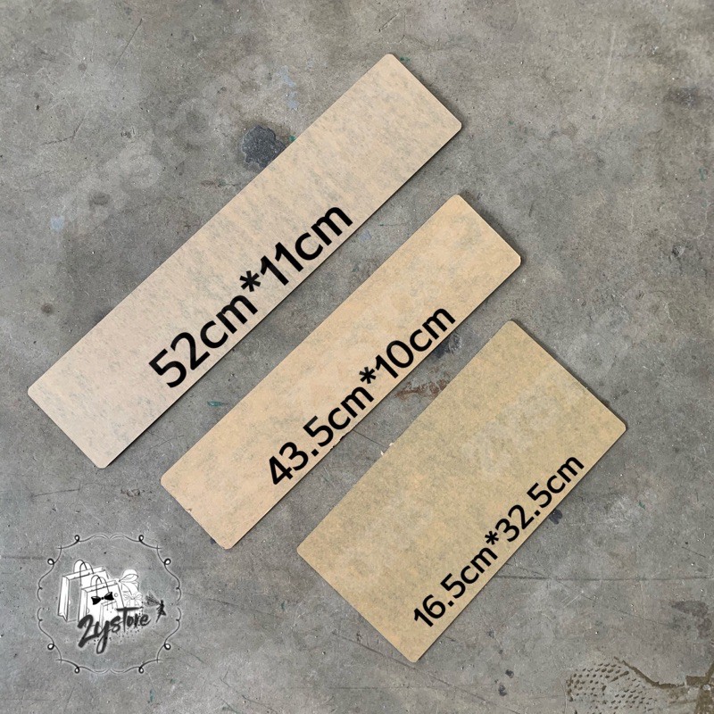 1pcs Papan kereta noplat kosong Black PVC Sheet Car Number Car Plate ...