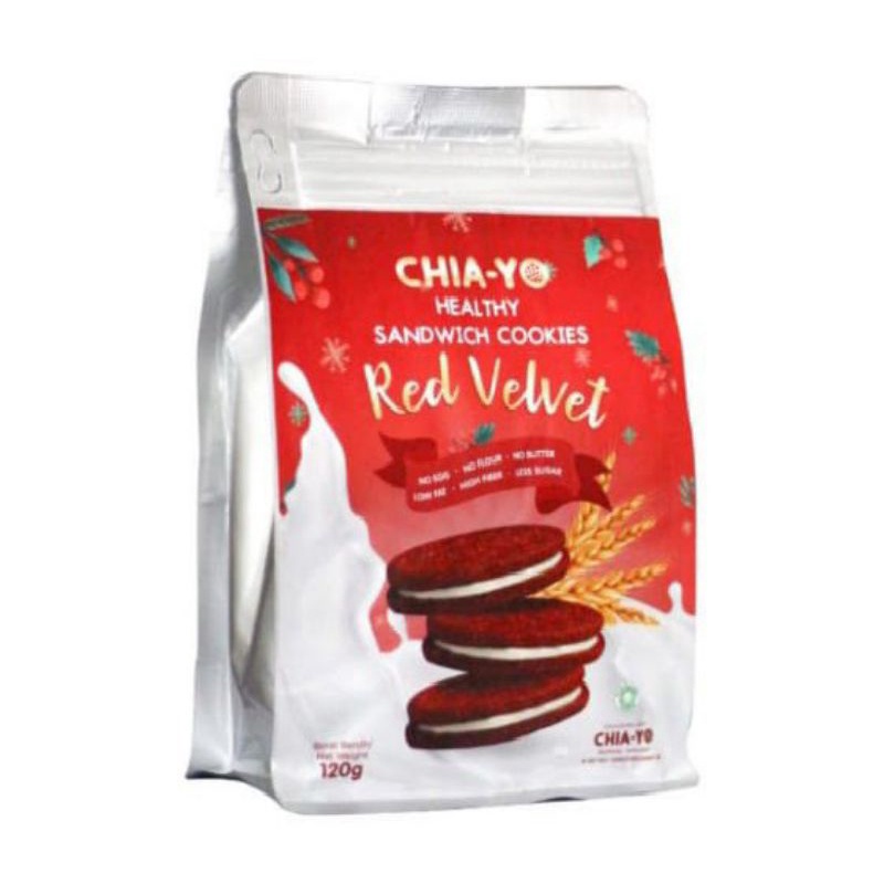 Chia-yo Red Velvet Healthy Sandwich Cookies Chiayo | Shopee Malaysia