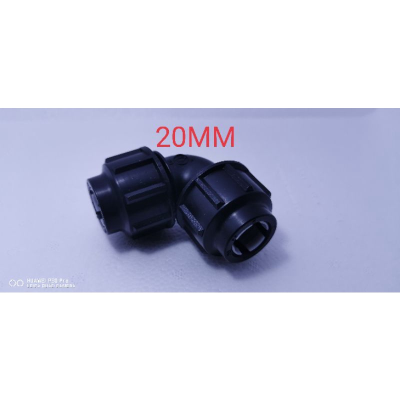 POLY ELBOW HDPE EQUAL ELBOW PENYAMBUNG SESIKU L PAIP POLI | Shopee Malaysia