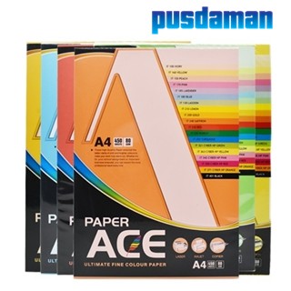 ACE A4 Color paper 80gsm 450's (Dark Color) | Shopee Malaysia
