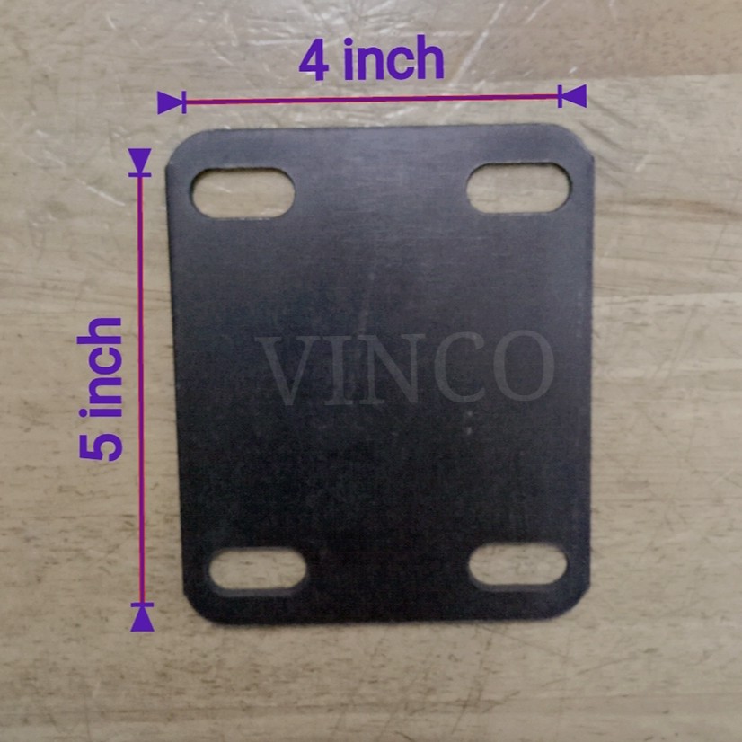 4" x 5" x Square Plate / Gate Plate / Tapak Besi Welding | Shopee Malaysia