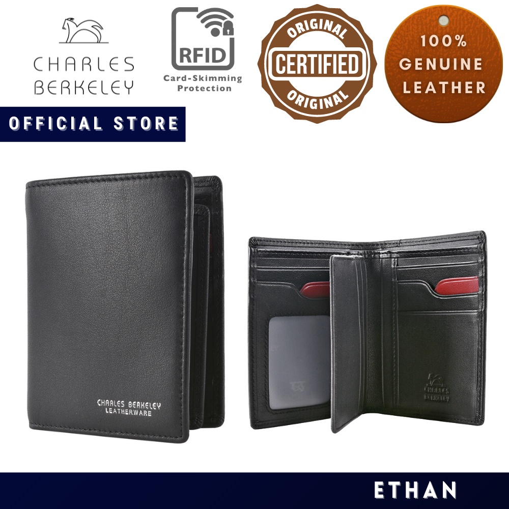 Charles Berkeley Ethan Calf Leather Short Wallet XY-1957 | Shopee Malaysia