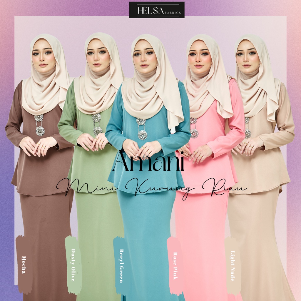 BAJU KURUNG MINI RIAU (S-XXL) | Shopee Malaysia
