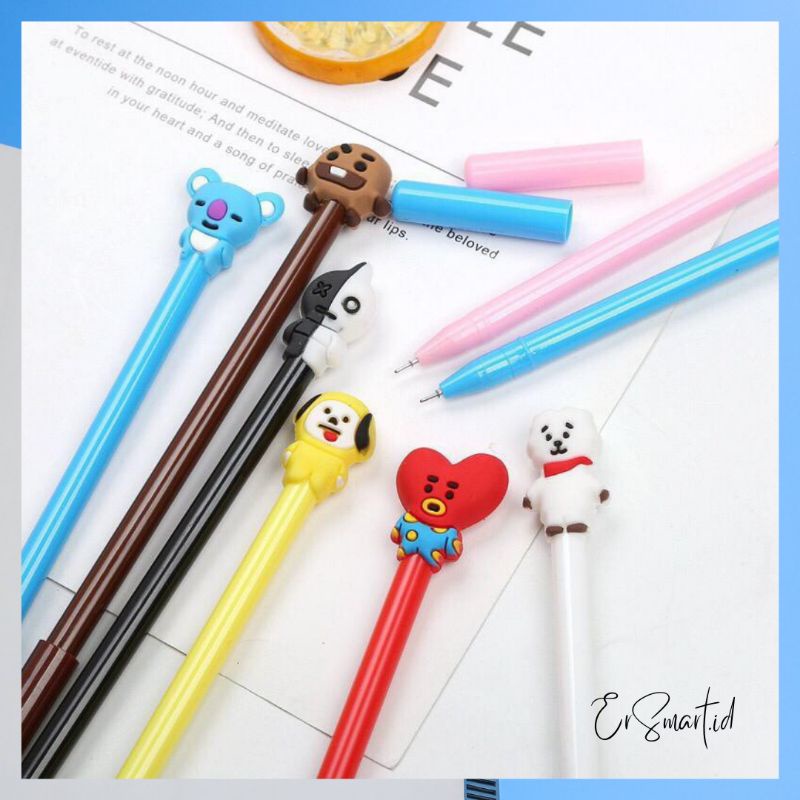 Bts BT21 Character GEL Pen (PGK49) | Shopee Malaysia
