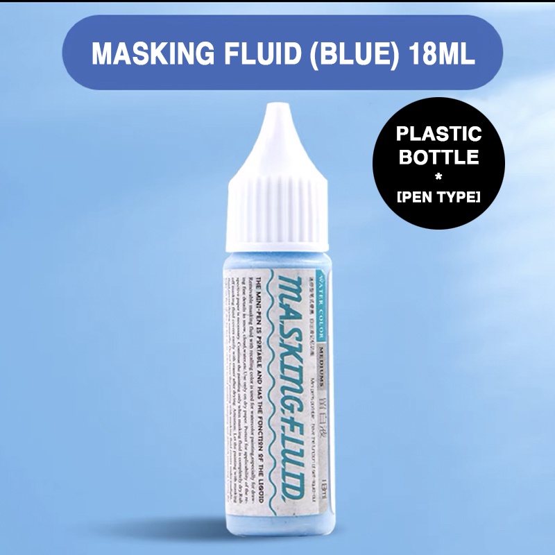 Tropical Blue Art Masking Fluid Watercolor Painting Masking Gum ...