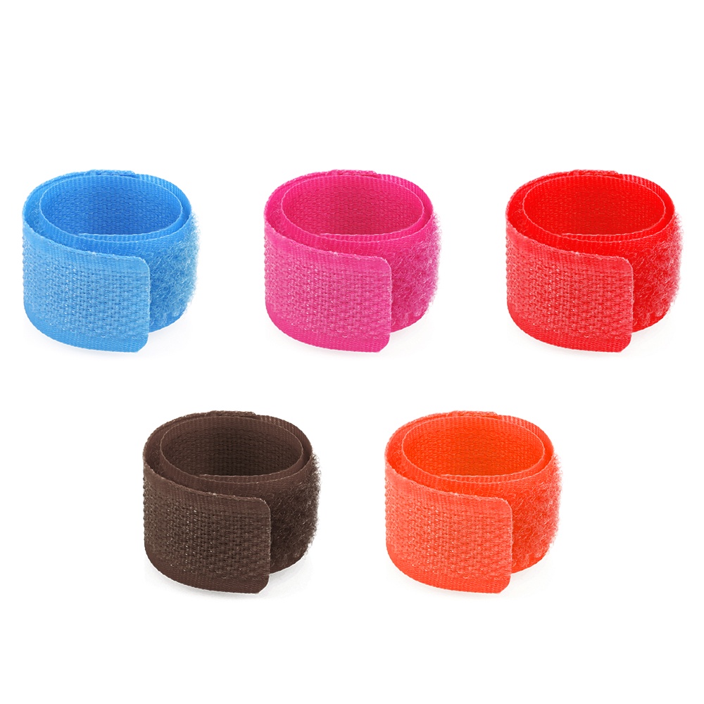 1M Multifunction Nylon Velcro Data Cable Strap Ties / Reusable Wire ...