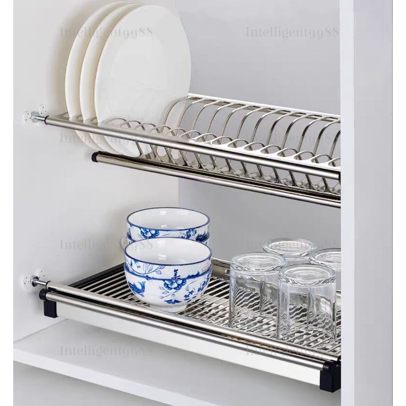 🔥READY STOCK🔥BUILT IN STAINLESS STEEL KITCHEN CABINET MULTI-LAYER DISH ...