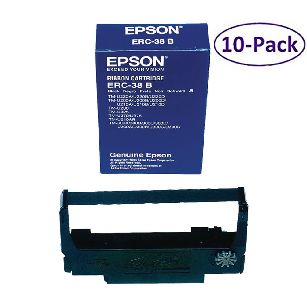 Epson ERC-38 Black Ribbon (10 in 1) | Shopee Malaysia