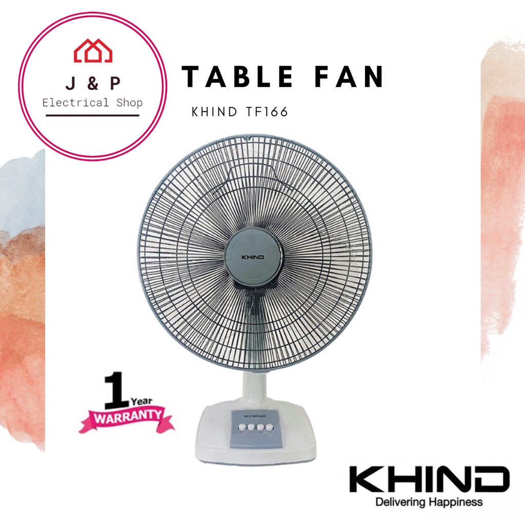 💥KHIND Table Fan 16” 桌风扇 Kipas Meja 16” (TF166)💥 [ READY STOCK 现货] | Shopee Malaysia