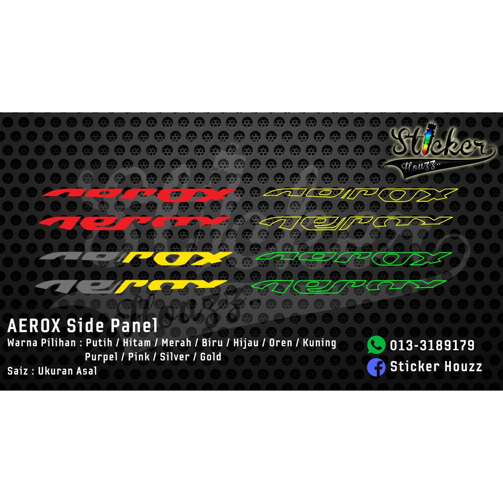 AEROX Side Panel sticker | Shopee Malaysia