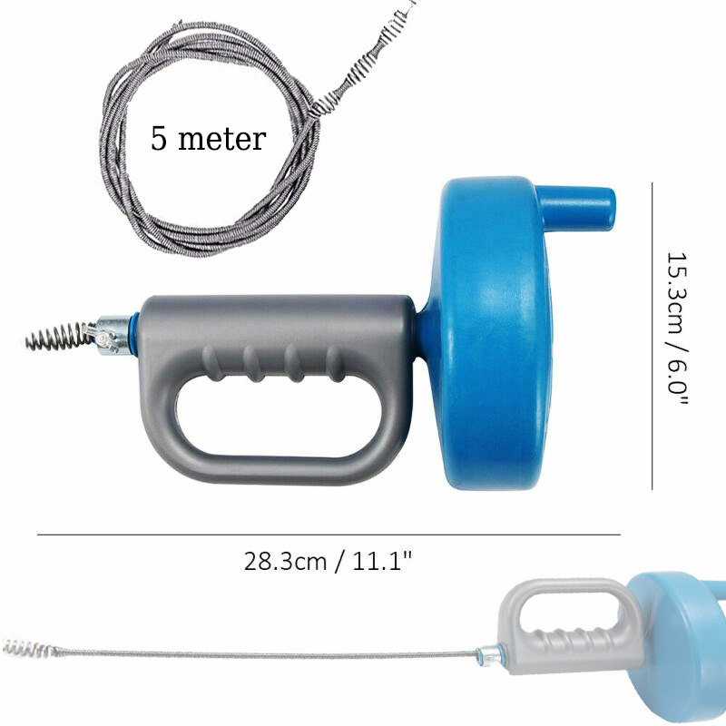 Drain Unblocker Flexible Rod Auger Snake Rod Drain Unclogged Pipe Sink ...