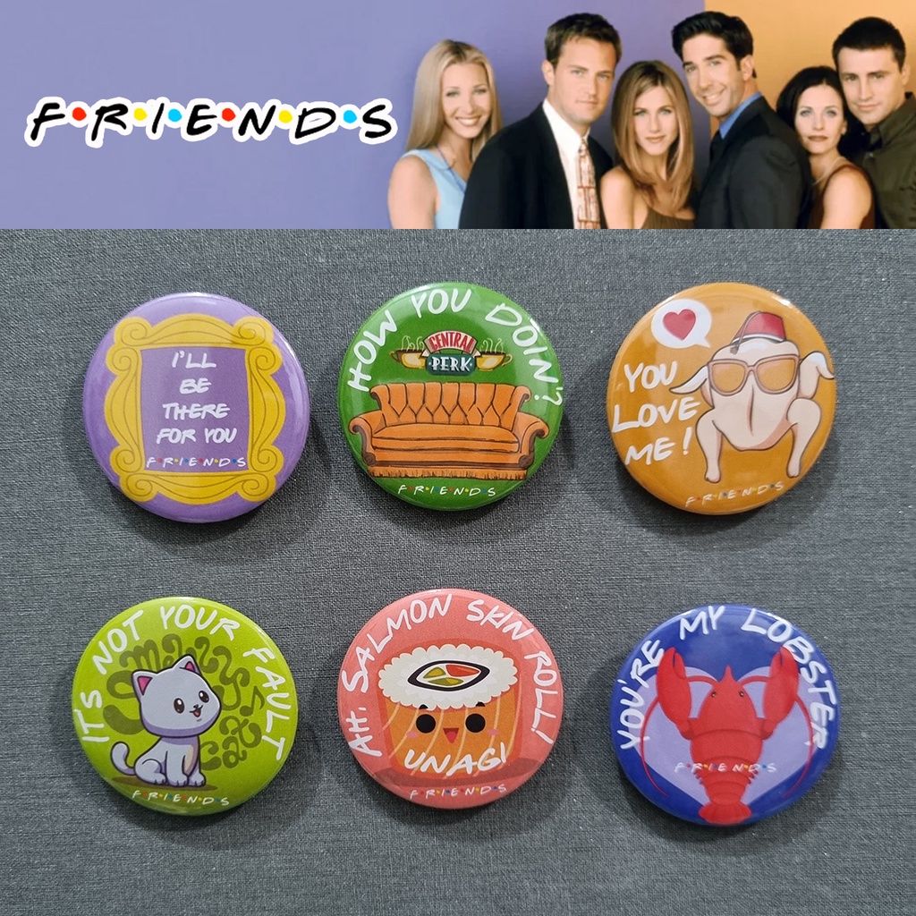 Friends (TV Sitcom) Button Pins | Shopee Malaysia