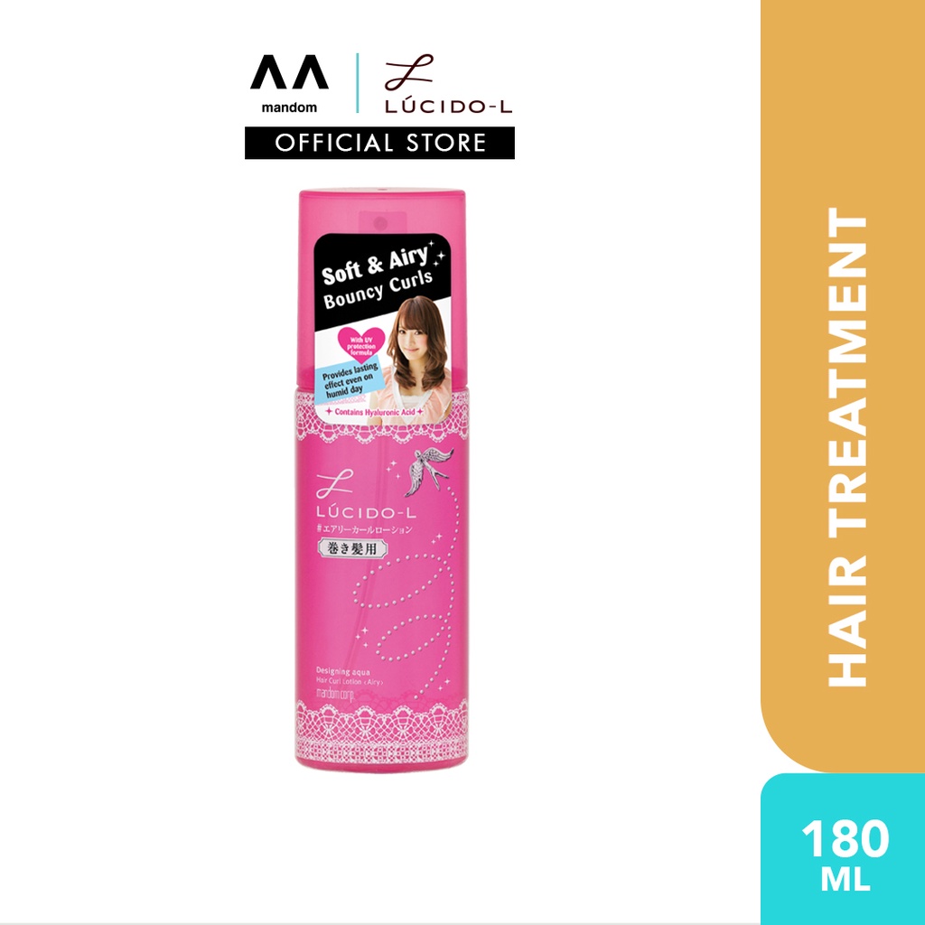 LUCIDO-L Designing Aqua Hair Curl Lotion Airy 180ml (woman hair, woman ...