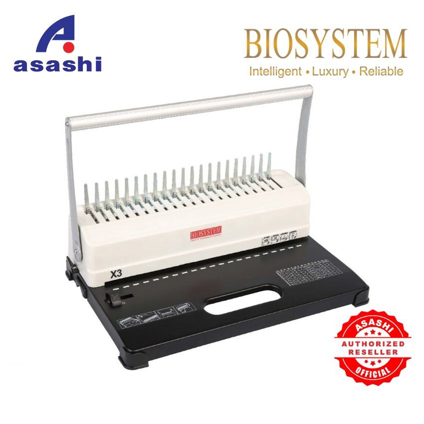 Biosystem X3 Comb Binder ( 12 Sheets Punch, 450 Sheets Per Bind) | Shopee Malaysia