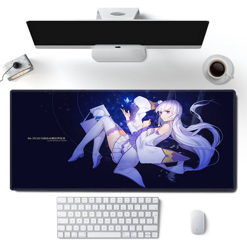 Re:Life in a different world from zero Gaming Mouse Pad Rem Ram Emilia ...