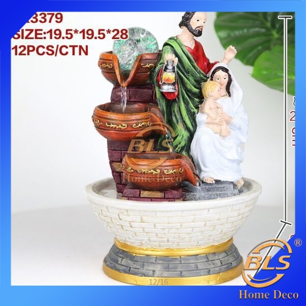 CHRISTIAN WATER FOUNTAIN LX3379 TABLE FEATURES DECORATION | Shopee Malaysia
