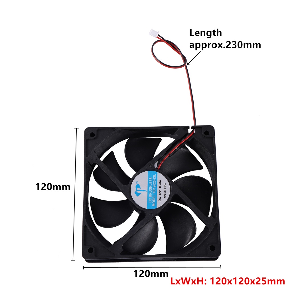 DC12V No Noise Fan Automatic Egg Incubator Hatcher Fan 0.15A/0.20A 3 ...