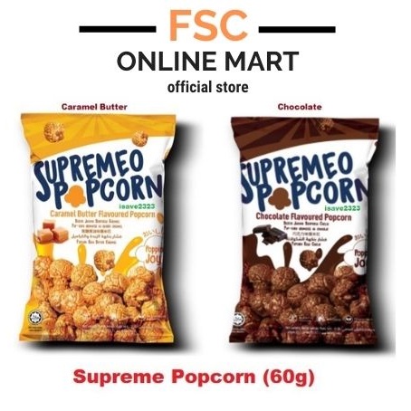 [FSC] Supremeo Popcorn 50/60gm (Caramel/Choco | Shopee Malaysia