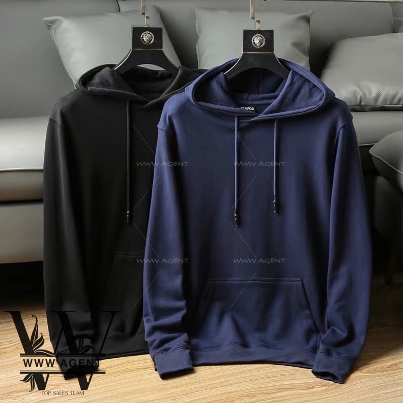 Sweater Hoodie Cotton Tebal Unisex | Shopee Malaysia