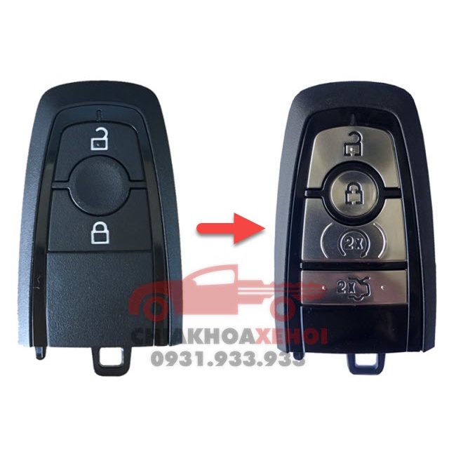 Ford Ranger, Everest, Raptor remote ignition key | Shopee Malaysia