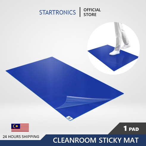 Sticky Mat Cleanroom (30pcs/book) Floor Guard Anti-Bacterial Peel Off ...