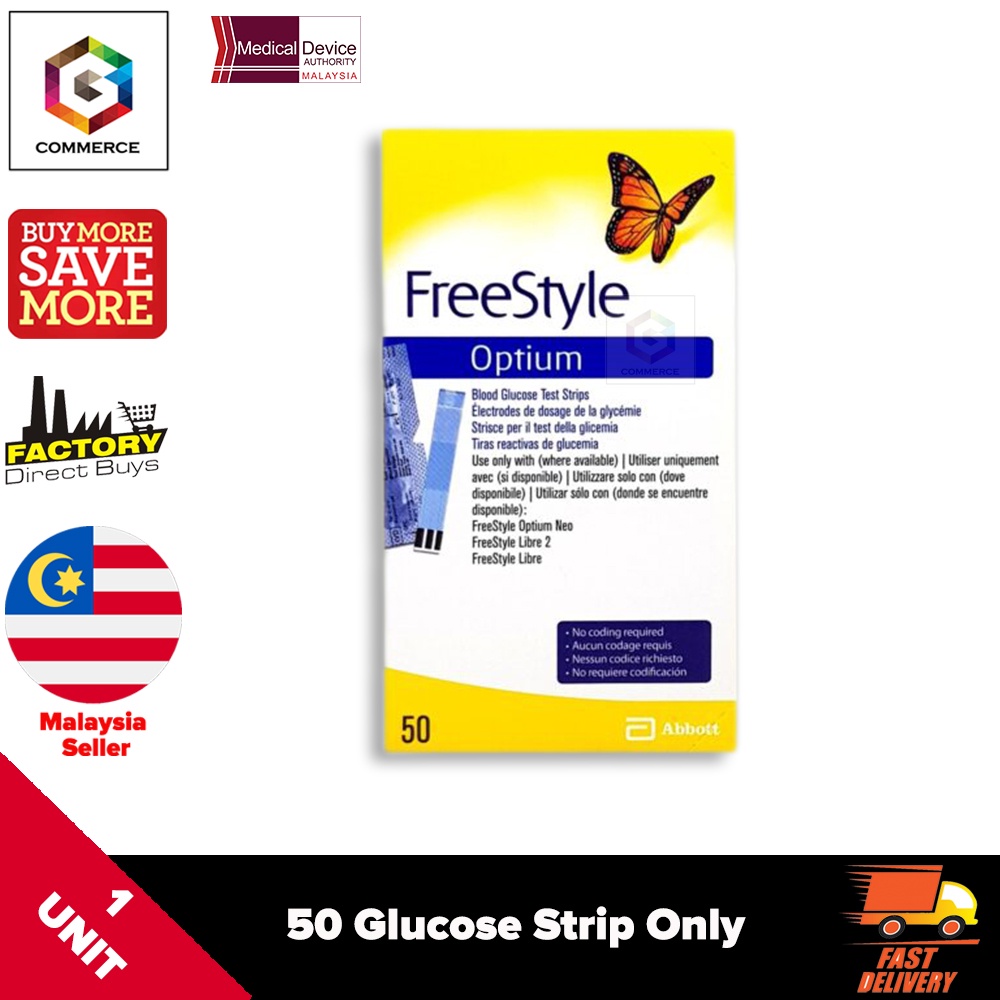 FreeStyle Optium Neo Glucometer Blood Glucose Meter Test Strip [ Exp 11 ...