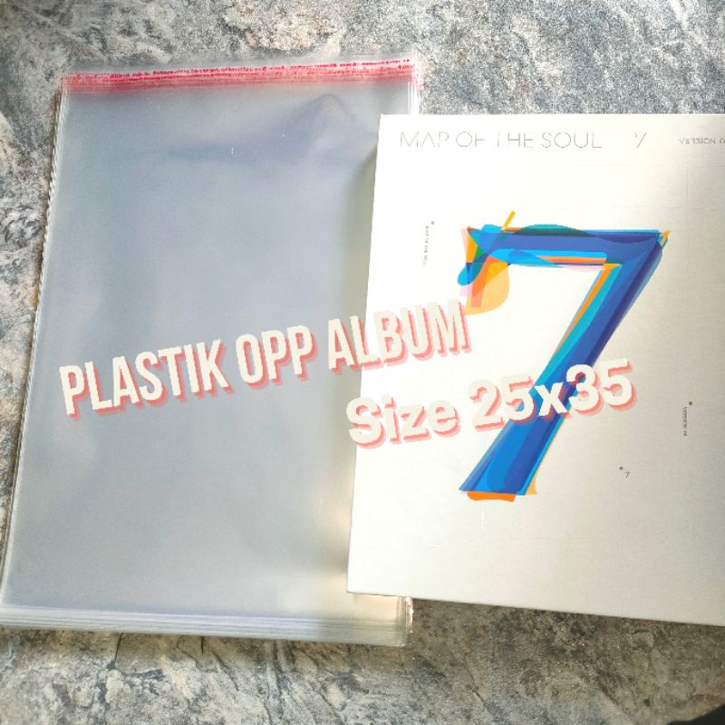 Plastic ALBUM OPP Thick 35 MICRON SEAL INNER SLEEVE JEWEL ALBUM 25x35 ...