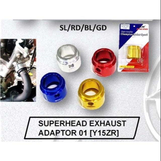 Y15ZR superhead exhaust adapter | Shopee Malaysia