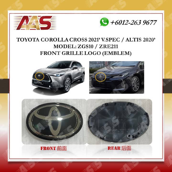 TOYOTA COROLLA CROSS 2021' V.SPEC ZSG10 / ALTIS 2020' ZRE211 FRONT ...