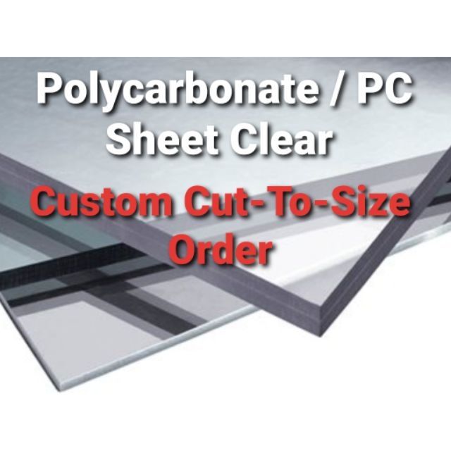 Custom Polycarbonate Sheet Clear | Shopee Malaysia