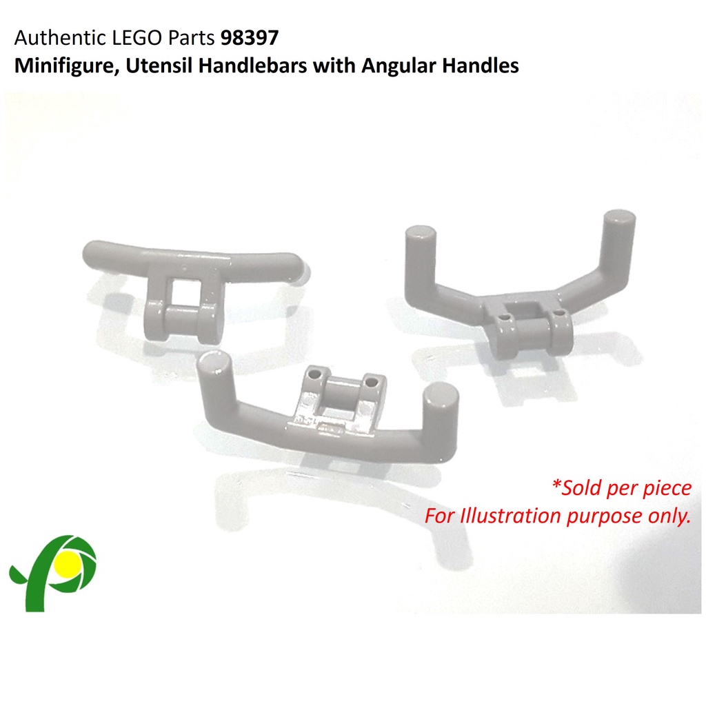 LEGO Parts 98397 Minifig Utensil Handlebars Angular Handles | Shopee ...