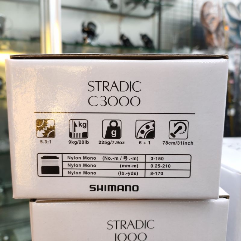 SHIMANO STRADIC FL / STRADIC FM SPINNING REEL 1000/1000HG/2500/2500HG/C3000/C3000HG/C3000XG/4000 ...
