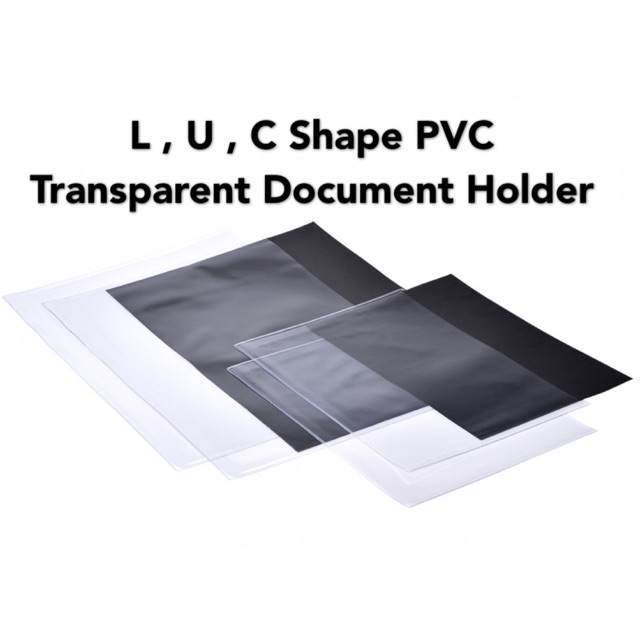 CBE A4 & F/C PVC Clear Transparent U shape 9102A, C Shape 9101A, L ...