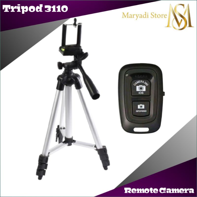 Tripod 3110 Weifeng 1 Meter Stabilizer Leg/Tripod 3110 Plus Remote Bluetooth Camera/Tripod ...