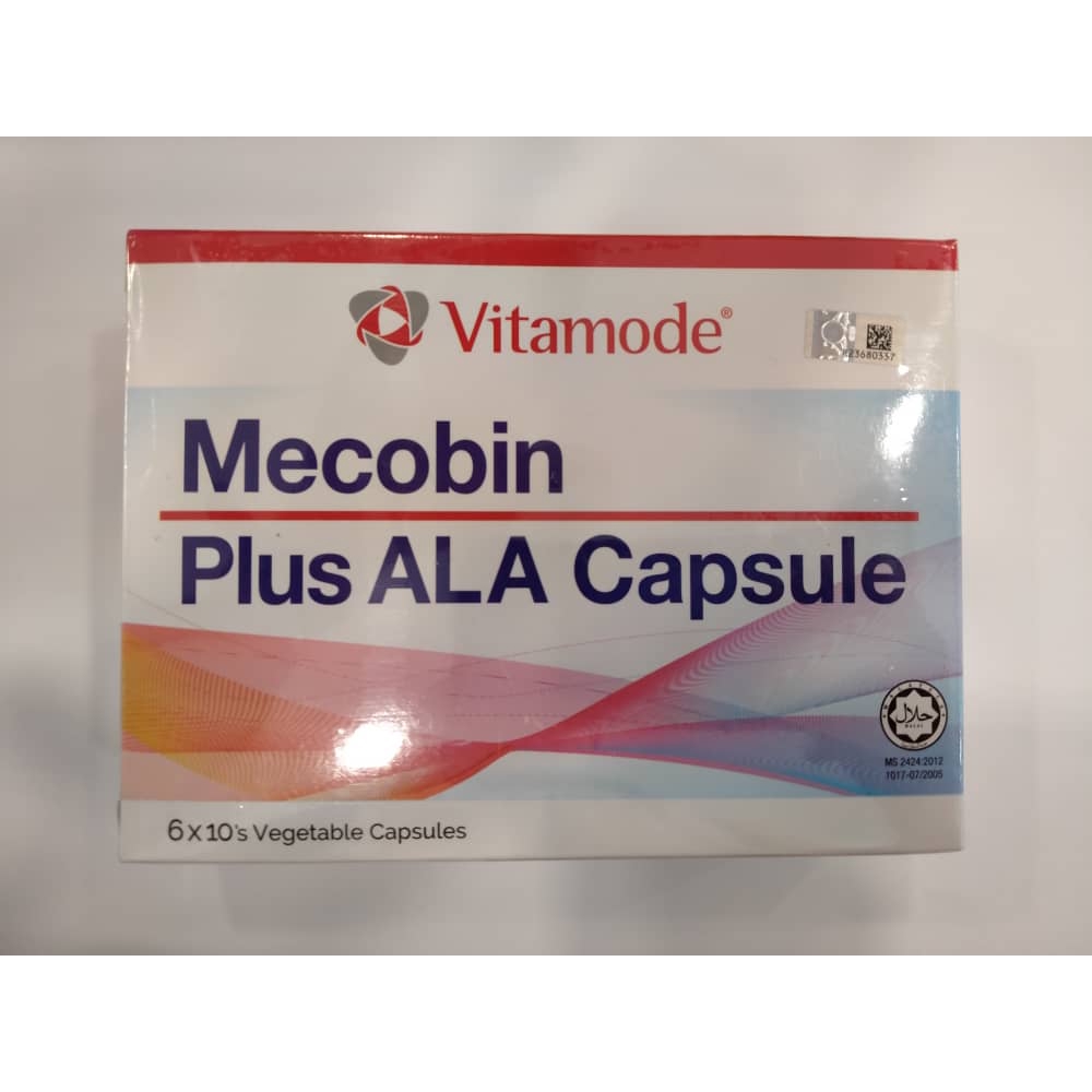 VITAMODE MECOBIN PLUS ALA CAPSULE 6X10’S | Shopee Malaysia